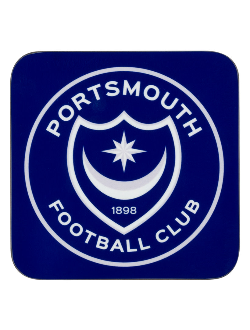 Portsmouth FC Online Store - CRESTED COASTER