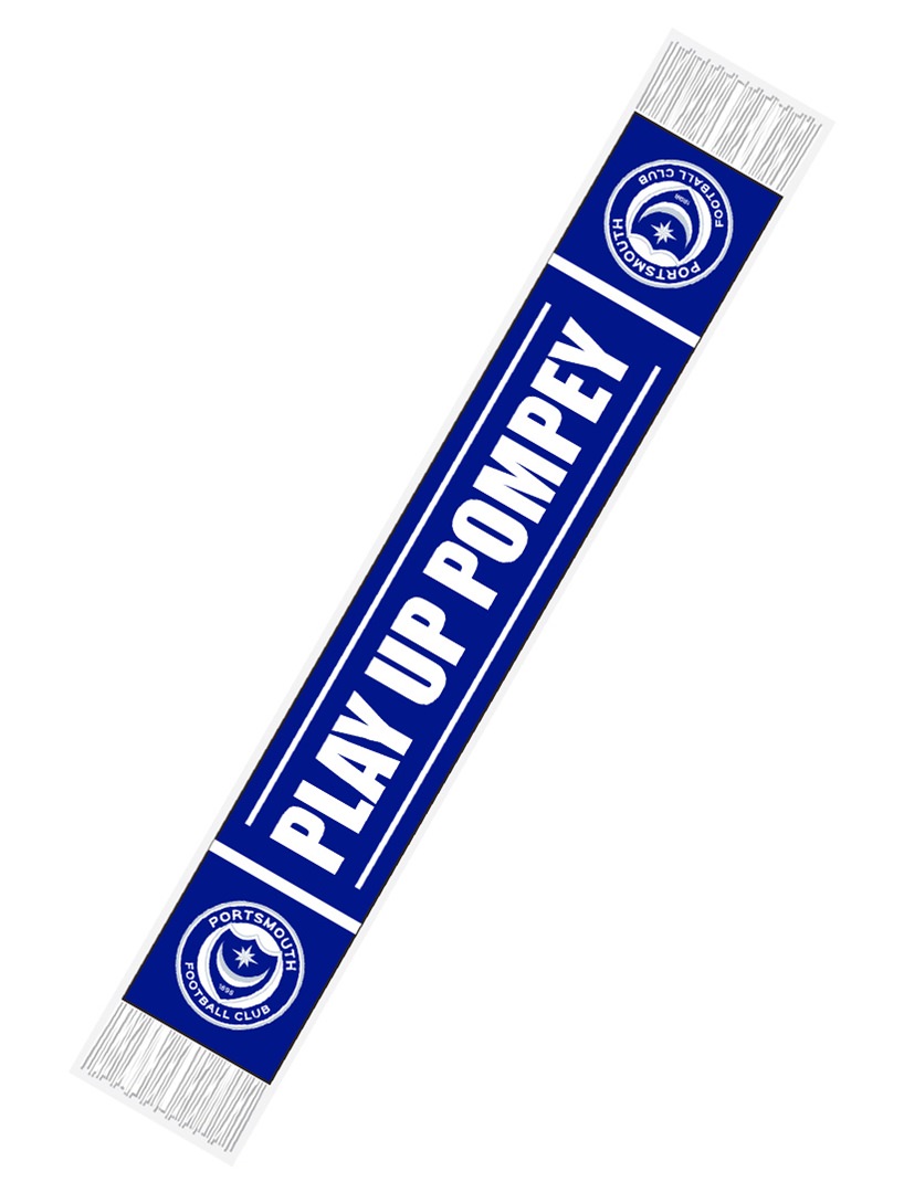 CTT PLAY UP POMPEY SCARF - Portsmouth FC Online Store